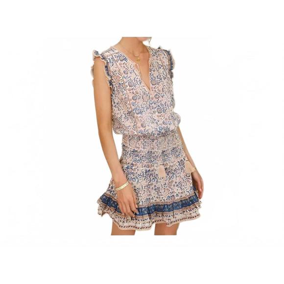 M.A.B.E. | Dresses | New Mabe Cass Print Dress In Navy | Poshmark